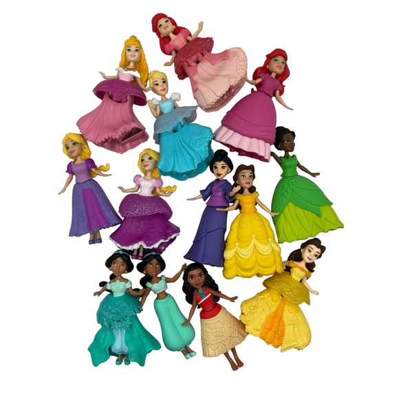 Hasbro | Toys | Lot Of 3 Hasbro Plastic Disney Princess Kids Toy Bundle ...